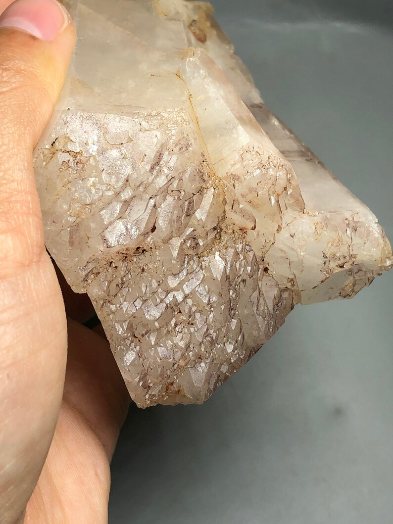 663g Himalayan RARE RAW Natural White Quartz Crystal Cluster | Etsy