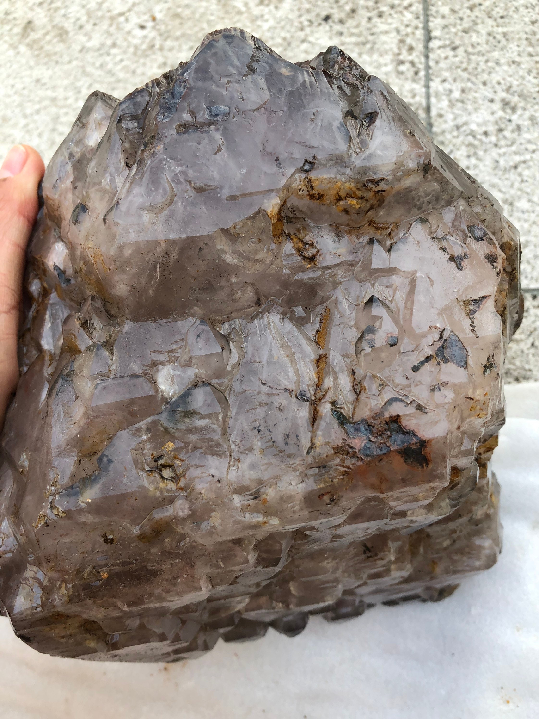 5160g NATURAL skeletal Elestial QUARTZ Crystal Point | Etsy