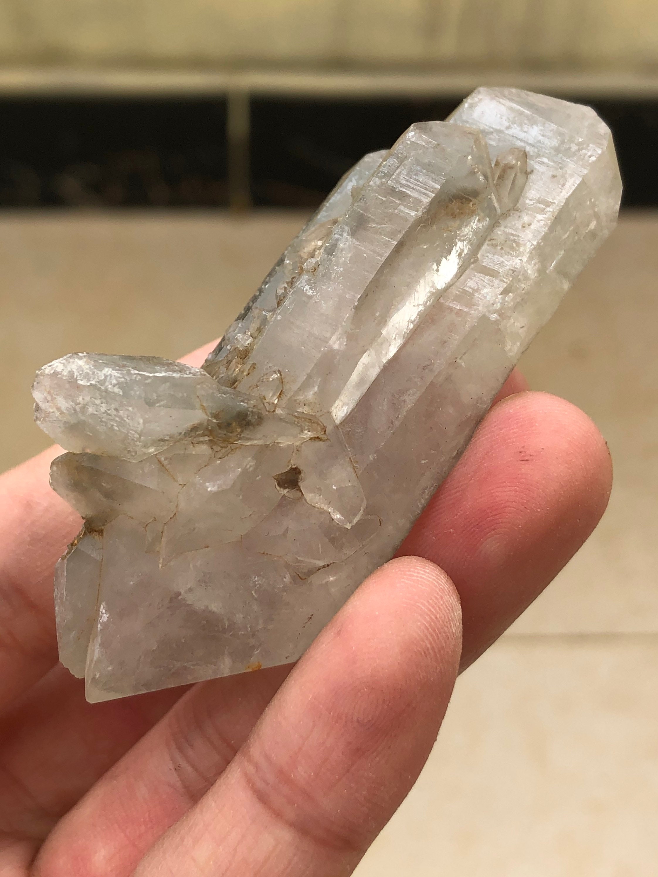 58g Rare NATURAL Green Ghost Quartz Crystal DT Specimen | Etsy