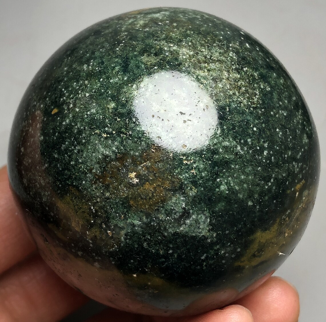 258g Rare Natural Ocean Jasper Quartz Geode CRYSTAL Sphere - Etsy