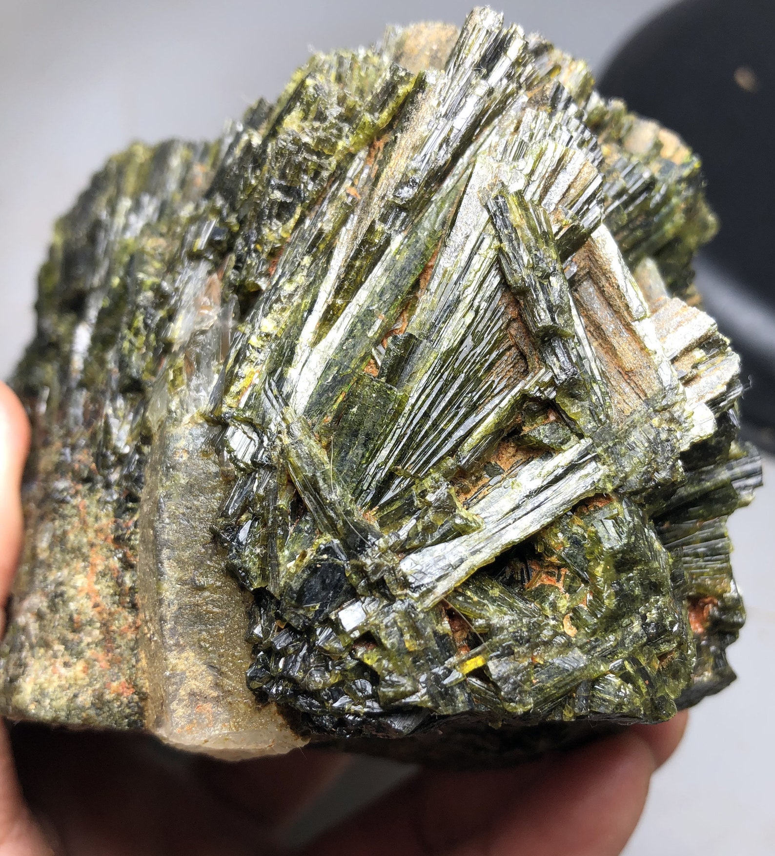 922g Epidote Crystal Raw Rough Gems-Stone of | Etsy