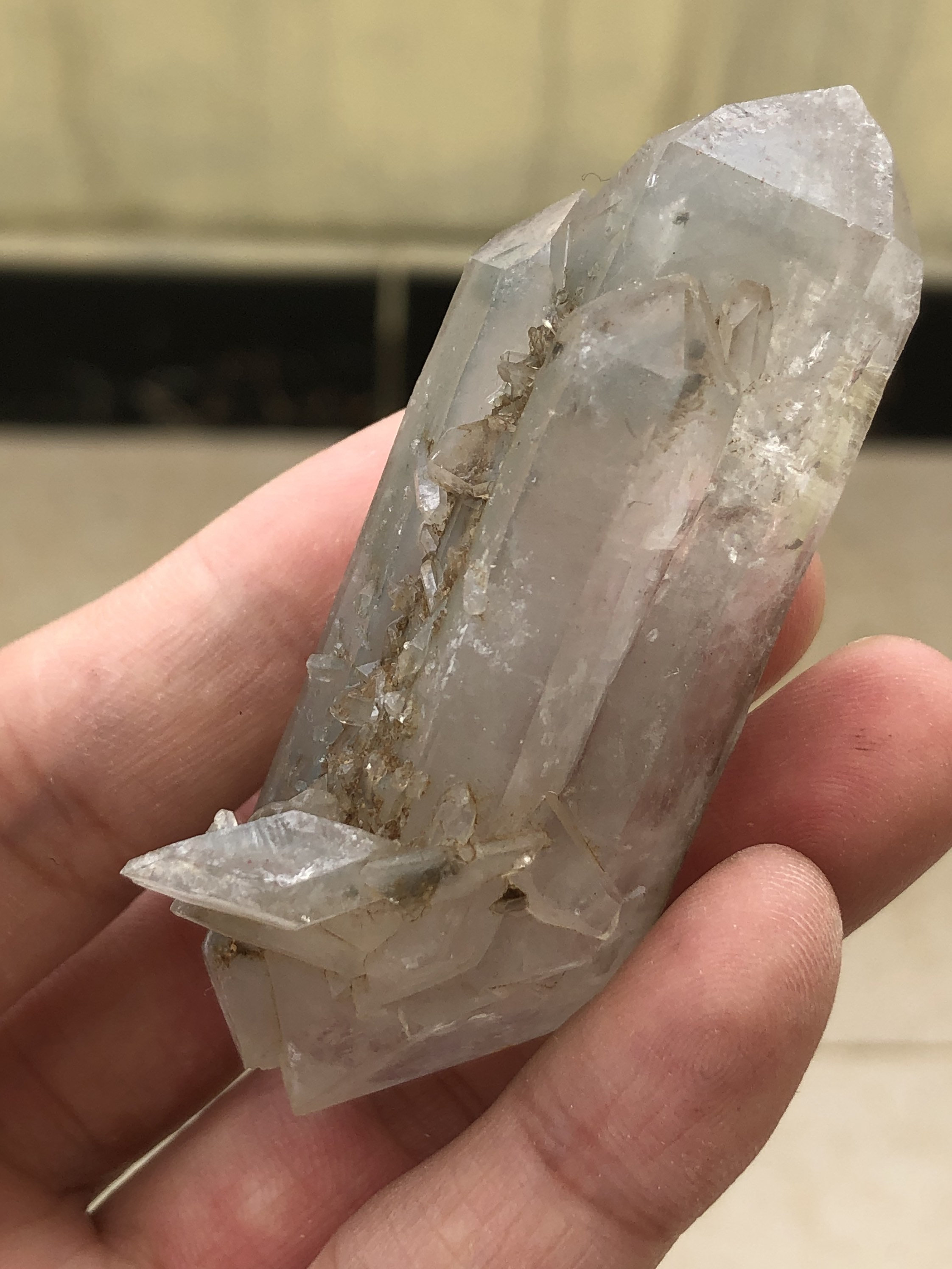 58g Rare NATURAL Green Ghost Quartz Crystal DT Specimen | Etsy