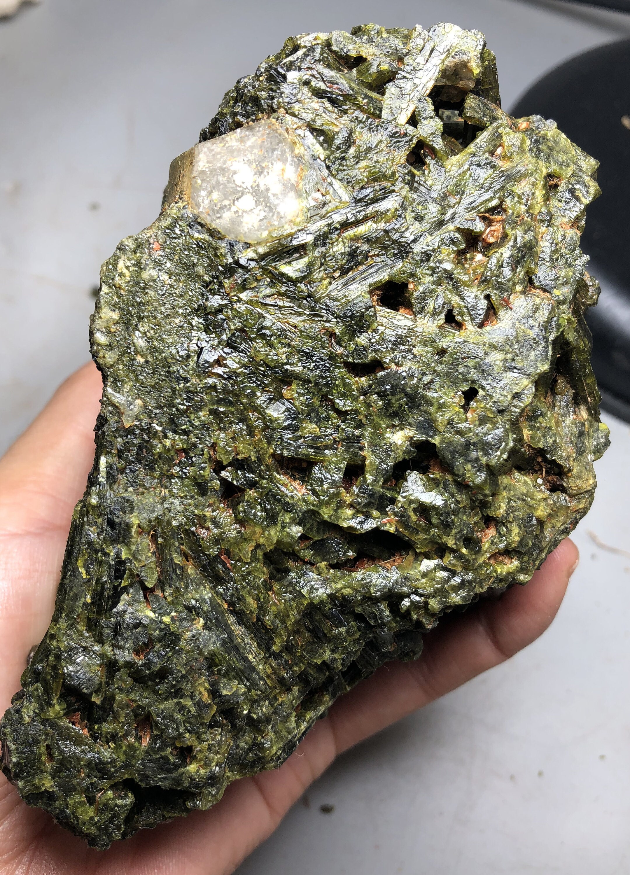 922g Epidote Crystal Raw Rough Gems-Stone of | Etsy