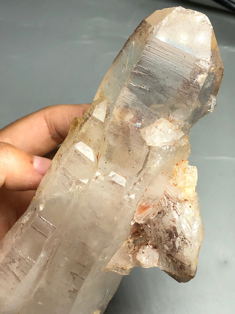 663g Himalayan RARE RAW Natural White Quartz Crystal Cluster | Etsy