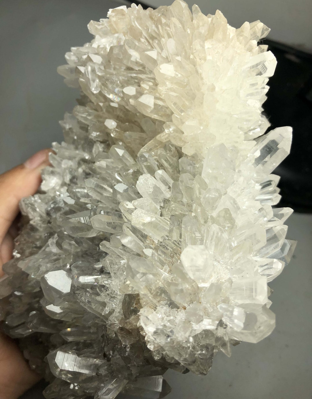 1290g Natural White Chrysanthemum QUARTZ Crystal Cluster - Etsy
