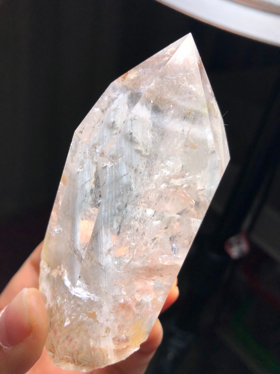 211g Natural Phantom /ghost Quartz Crystal Multi Layer Point H513 - Etsy