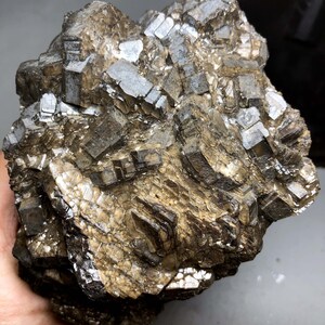 709g New Find Raw Natural Rare Black Calcite From Inner - Etsy