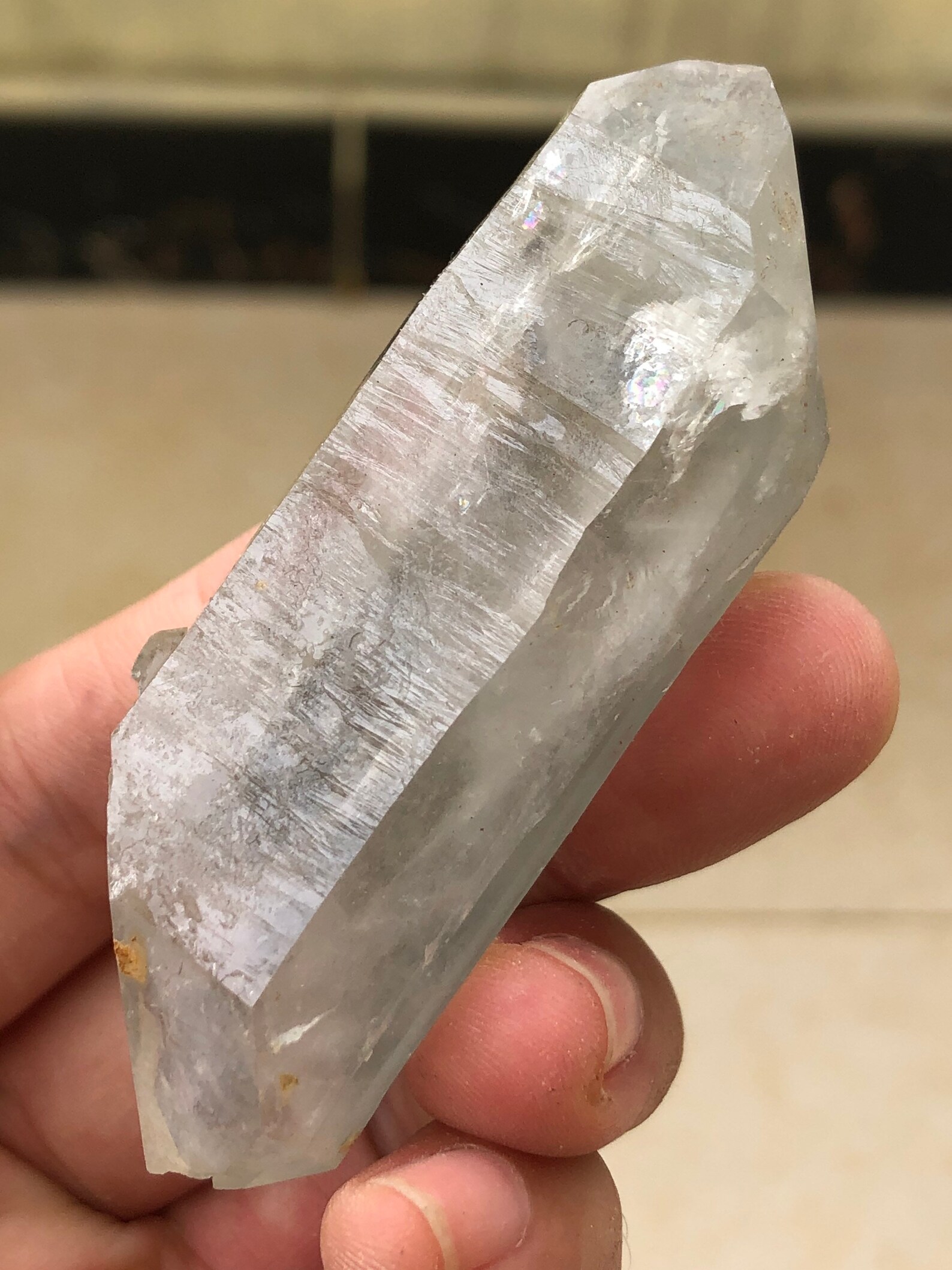 58g Rare NATURAL Green Ghost Quartz Crystal DT Specimen | Etsy