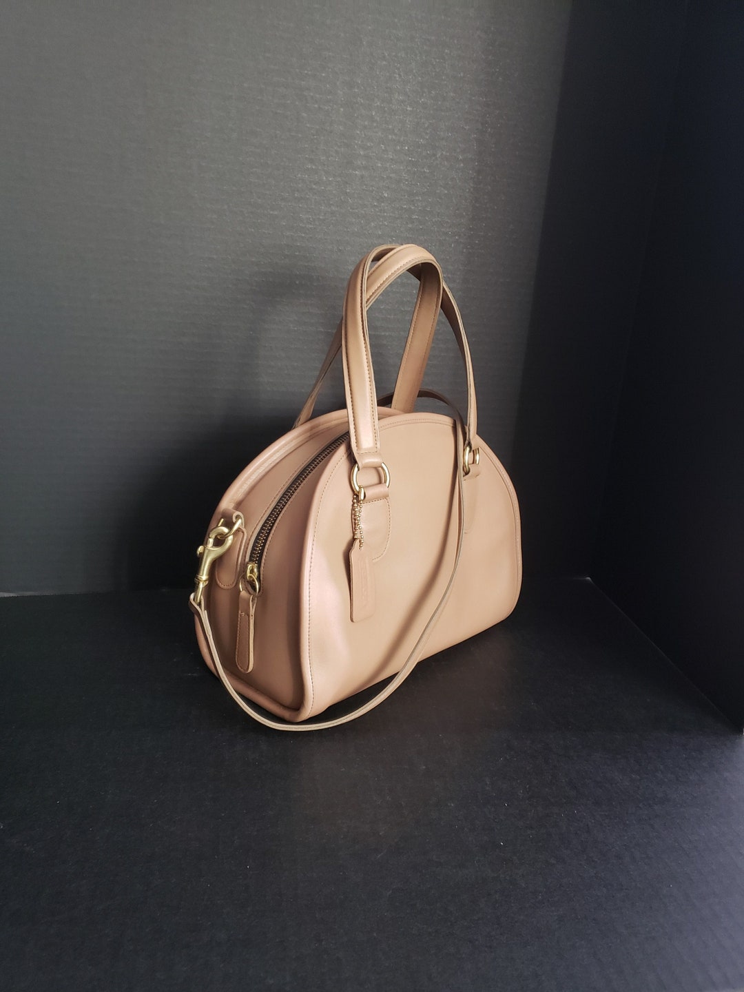 PUTTY CHADWICK Bowler Bag Vintage Coach Brass Hardware #9928 Excellent ...