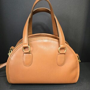 British Tan CHADWICK BOWLER Satchel Bag With Brass, Vintage Coach #9928 ...