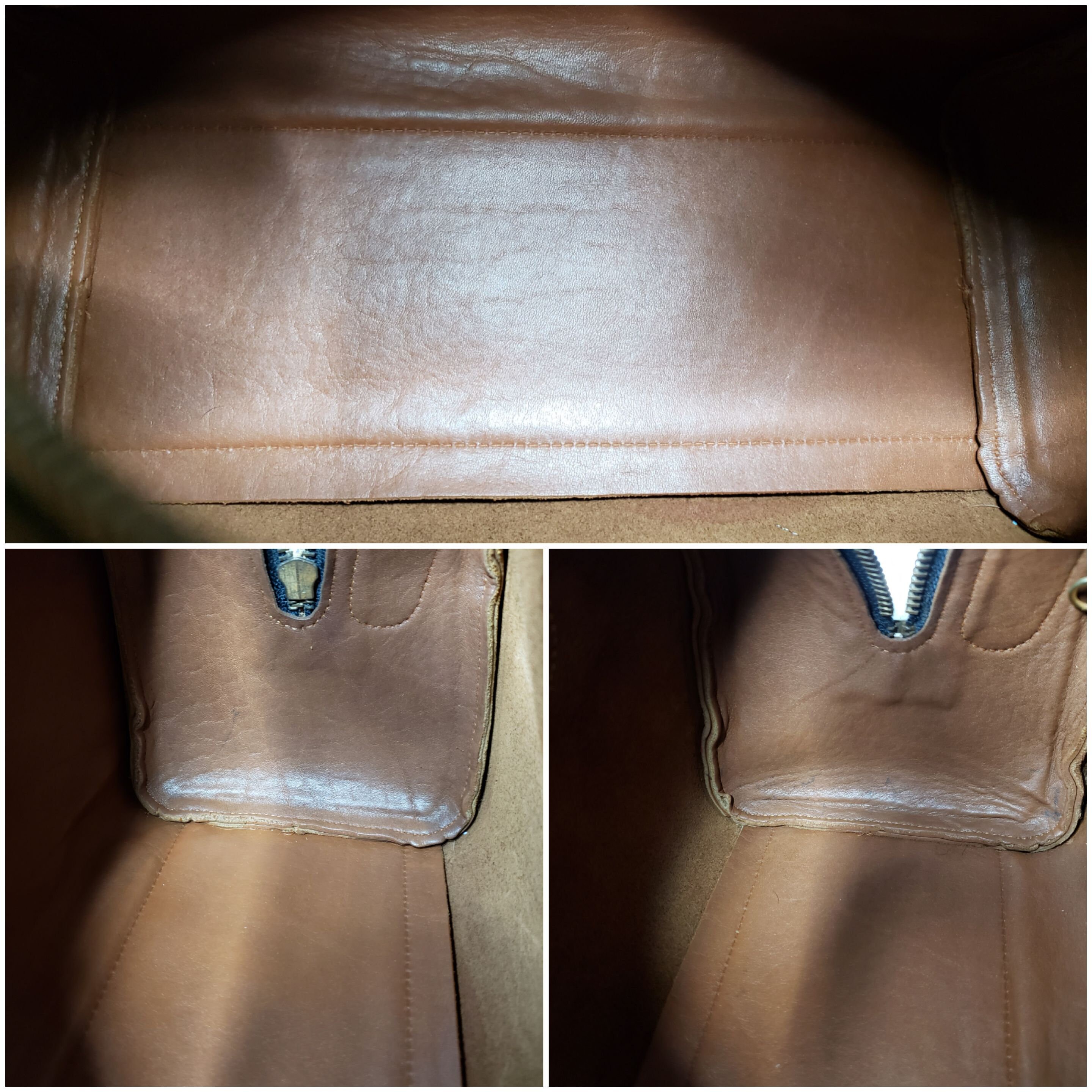 British Tan CHADWICK BOWLER Satchel Bag With Brass, Vintage Coach 9928 ...