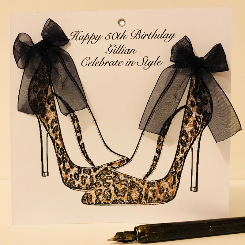 Shoe Greeting Card - Etsy