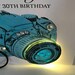 Light up Birthday Card, Camera, Personalised, Handmade Card. Any Age ...
