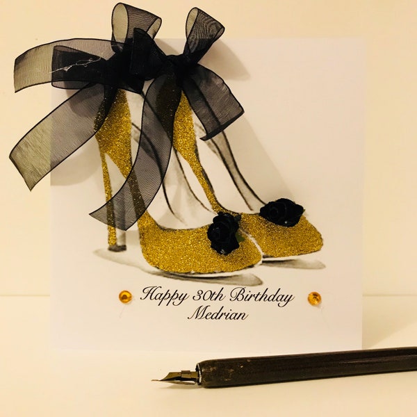 Shoe Greeting Card - Etsy