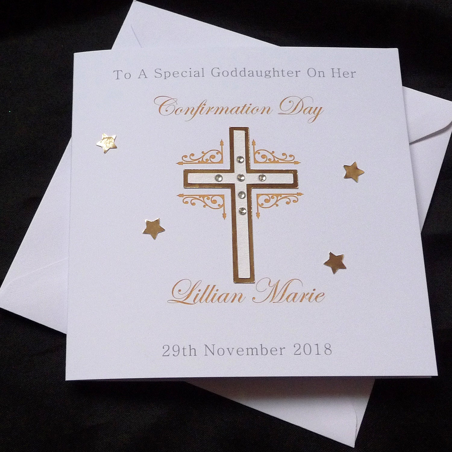 PERSONALISED Handmade Confirmation Card / First Holy Communion | Etsy UK