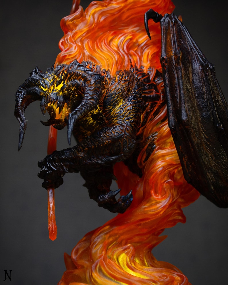 Balrog Light-up Statue - Lord of the Rings Collectible Sculpture - Etsy