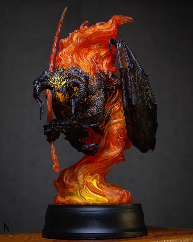 Balrog Light-up Statue - Lord of the Rings Collectible Sculpture - Etsy