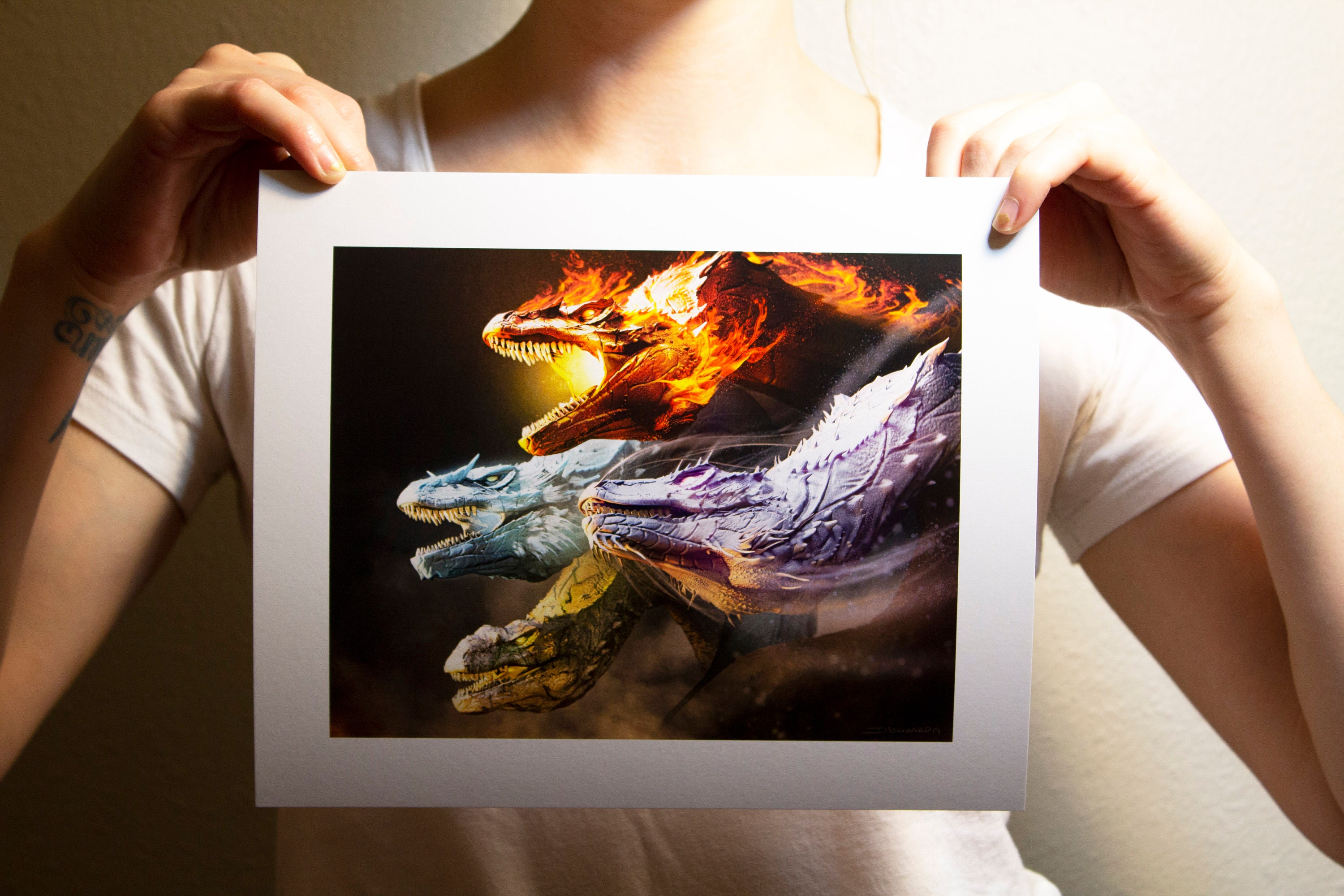 Elemental Hydra Print - Etsy