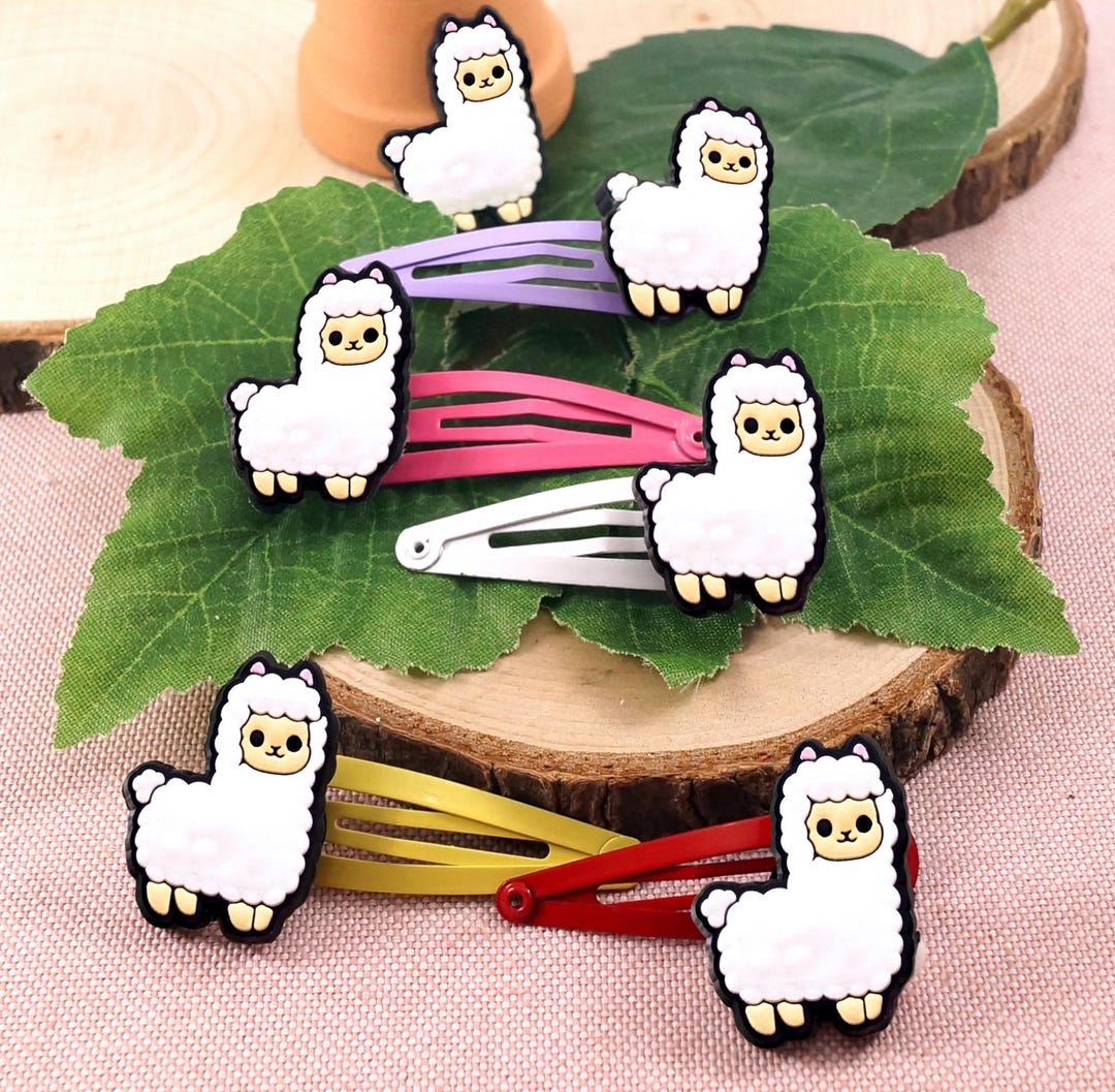 Alpaca, Children's Hair Clips, Llama Hair Clip Animal Gift for Birthday ...