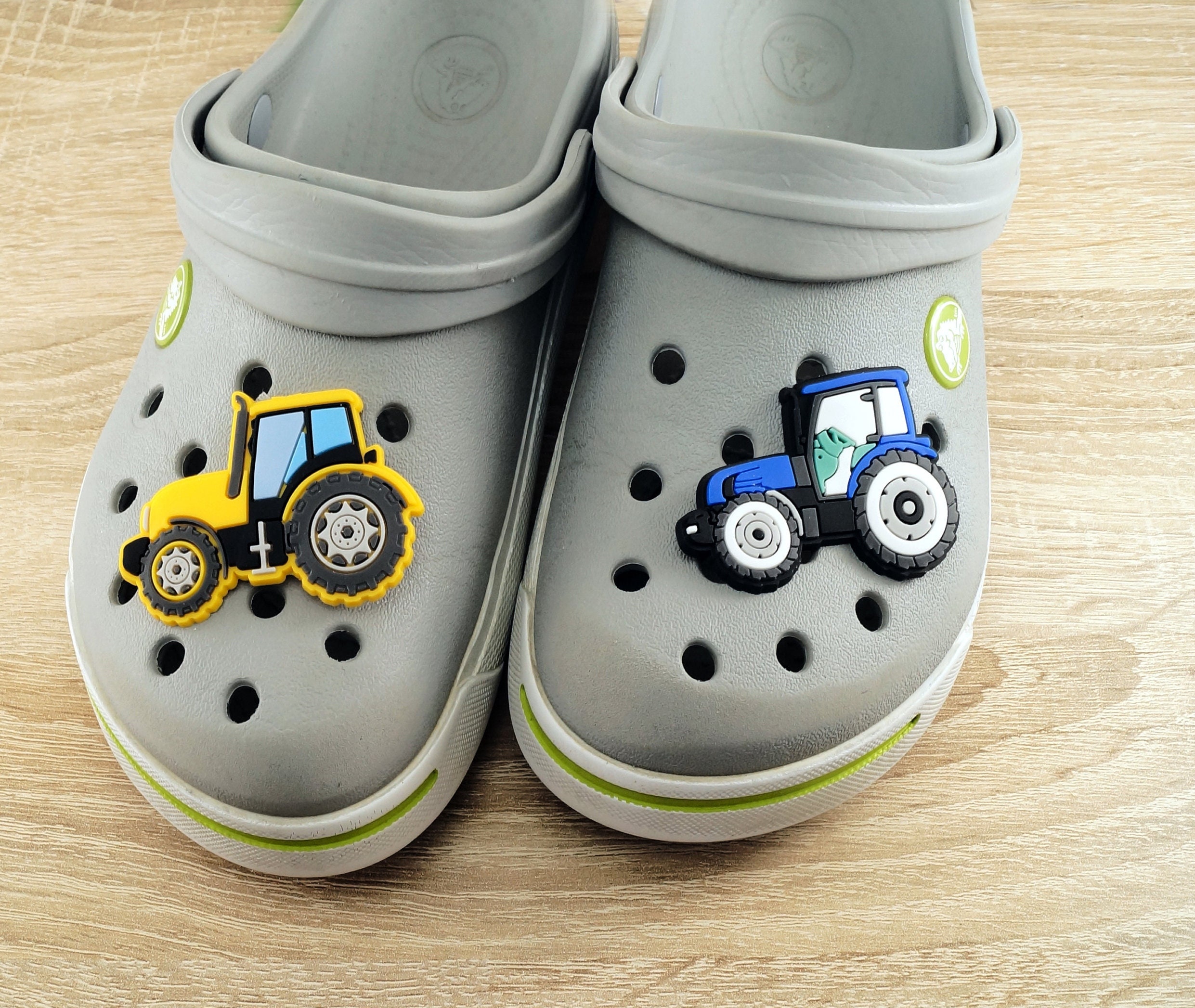 Tractor Shoe Charms Crocs Jibbitz Pin Shoe Clip Shoe Buckles - Etsy UK