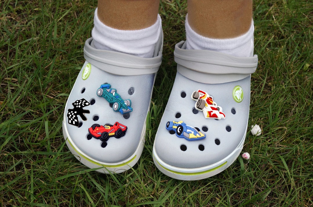Race Car Formula 1 Crocs F1 Car Crocs Shoe Charm Shoe Pin Shoe - Etsy