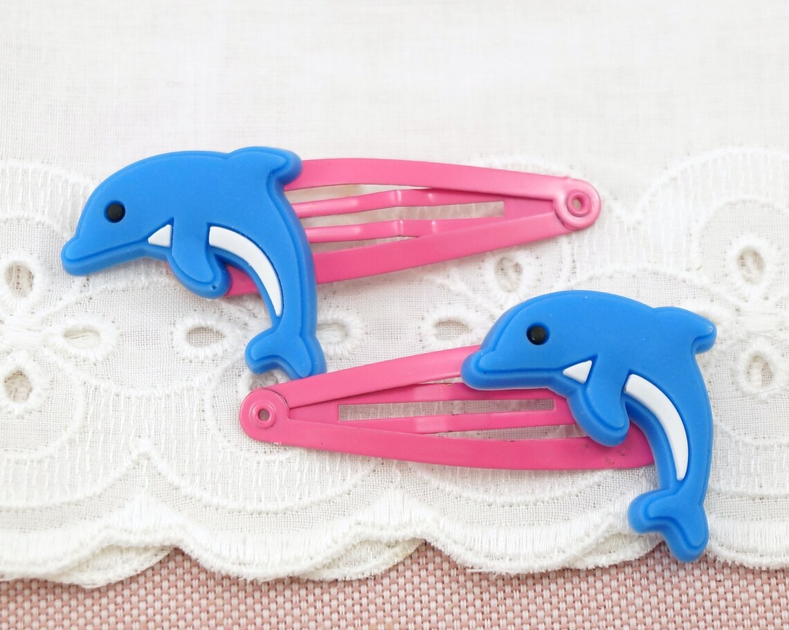 Dolphins Hair Clips Kids Dolphin Fish Hair Clip Hair Rubber - Etsy