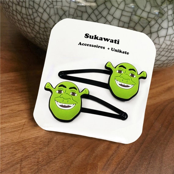 Shrek Hair Clips Ogre Hair Rubber Kids Hair Clip Gift - Etsy UK