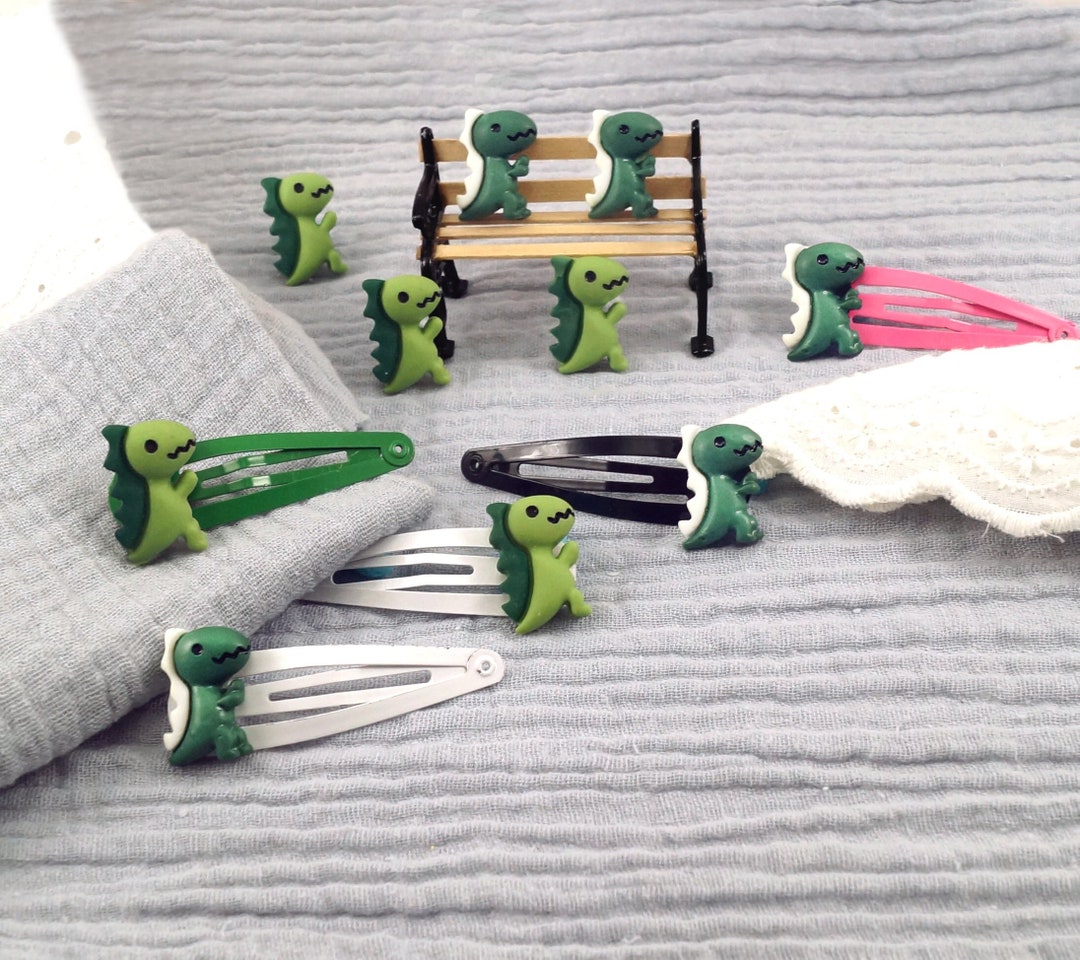 Dino Hair Clips Animals Children's Hair Clip Hair Clip - Etsy