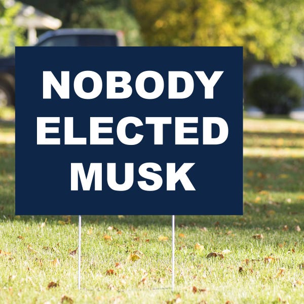 Anti Musk Yard Sign - Etsy