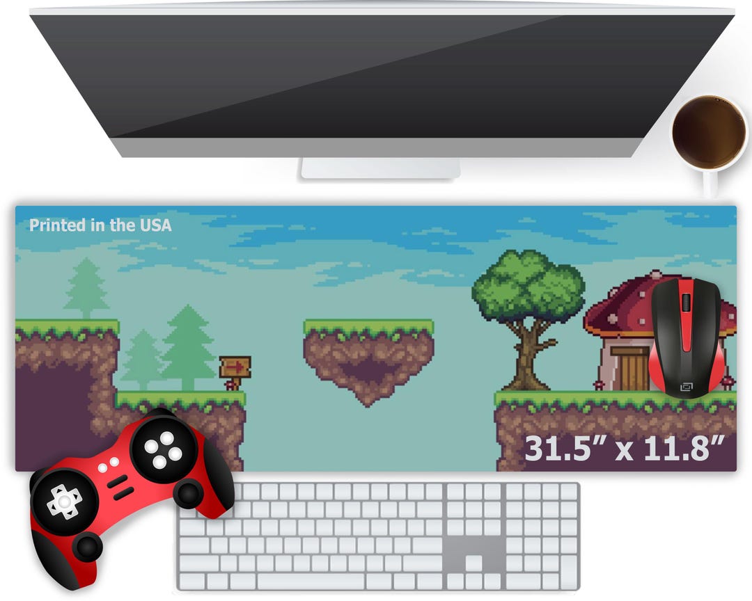 Custom Gaming Mouse Pad: XL Personalized Desk Mat for Gamers - Etsy