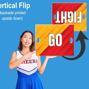 Customizable Cheerleading Sign: Corrugated Plastic, Team Colors ...