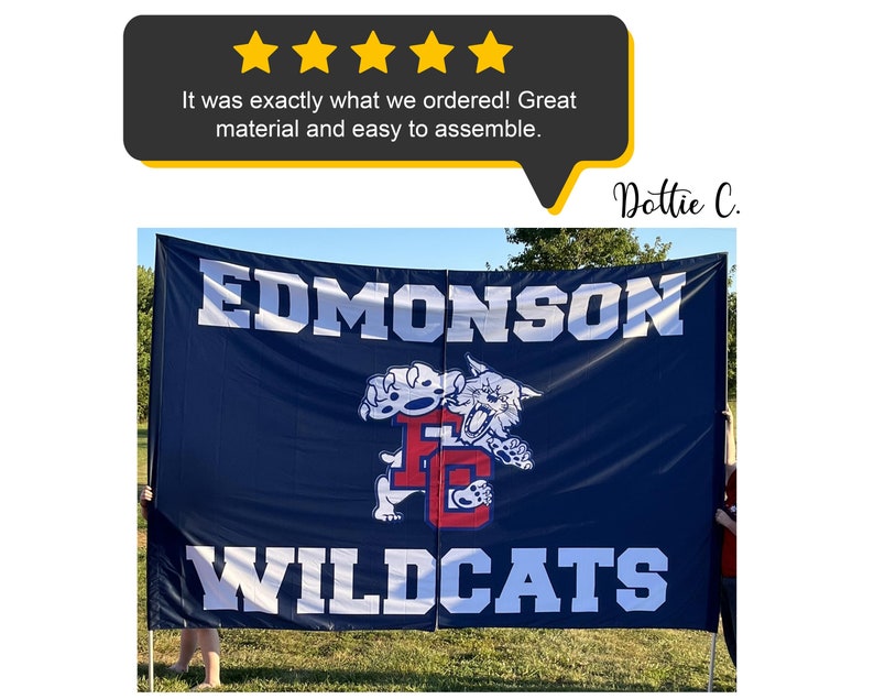 Breakaway Banner for Sports Games | Homecoming Football Run Through ...