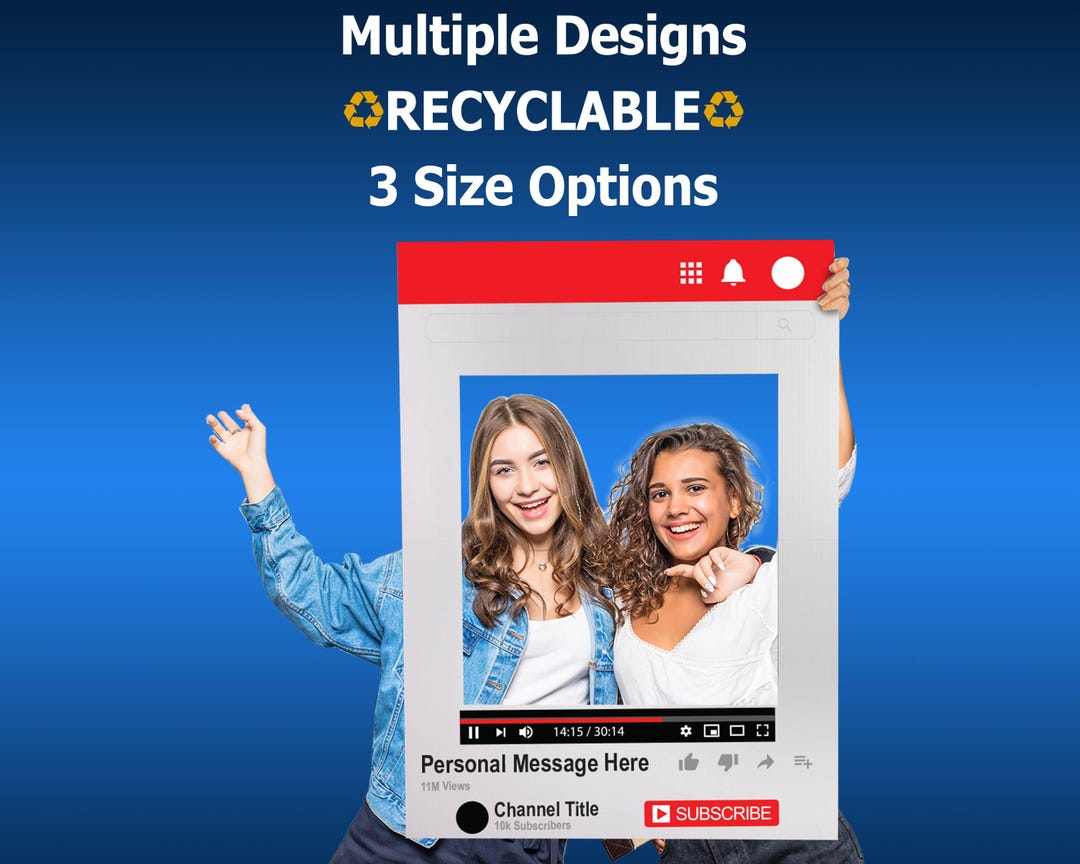 Personalized Social Media Selfie Frame, Instagram Frame, Facebook Frame ...