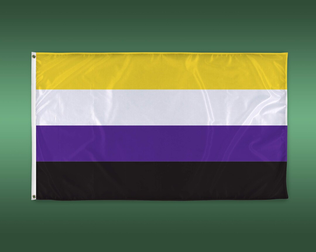 Nonbinary Pride Flag 3x5 - LGBTQIA+ USA Made - Etsy