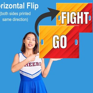 Customizable Cheerleading Sign: Corrugated Plastic, Team Colors ...
