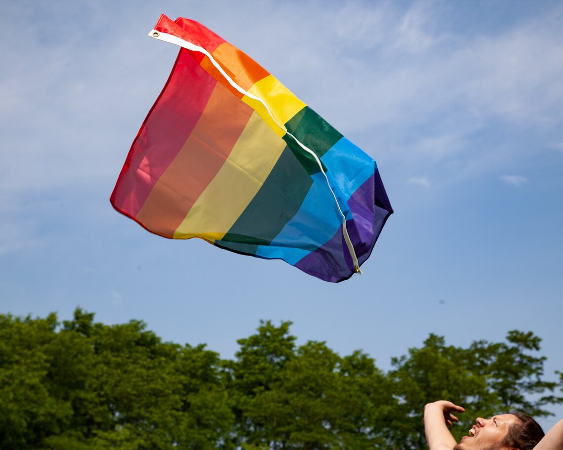 Handmade Gay Pride Day Rainbow Flag 3x5 LGBT Flag Printed - Etsy