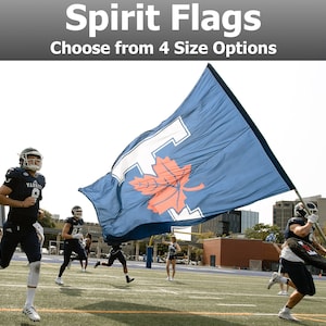 Custom School Spirit Flag: Team Cheer, Field Runner Flag - Etsy