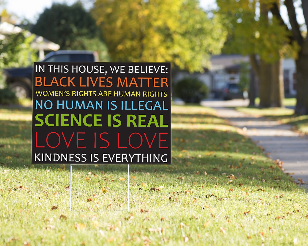 Kindness is Everything Yard Sign 23in X 17in Weather - Etsy
