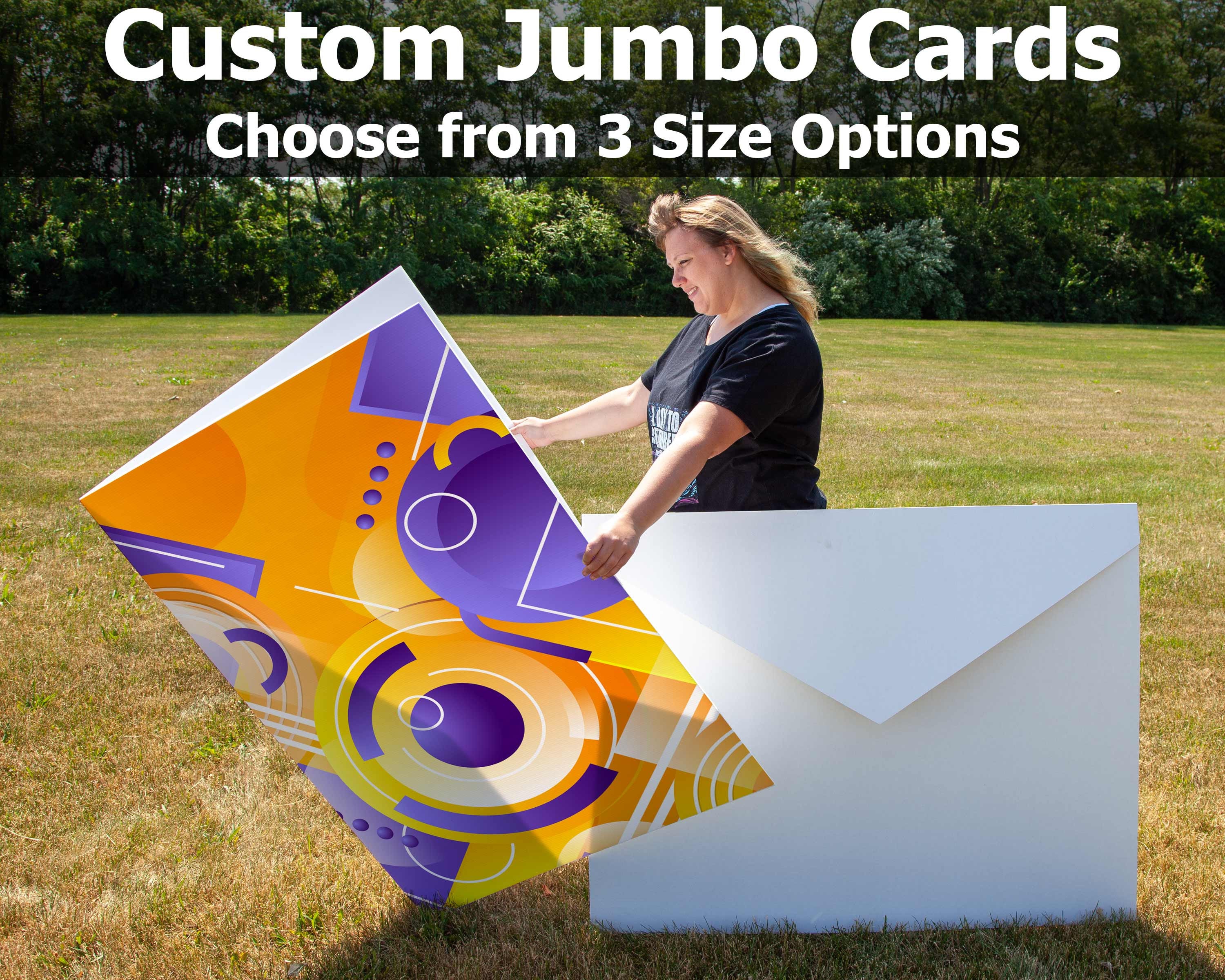 Personalized Giant Greeting Cards