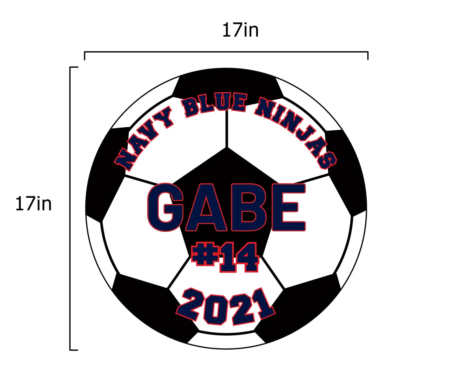 Soccer Yard Signs Personalized With Team, Name, Number, & Year - Etsy