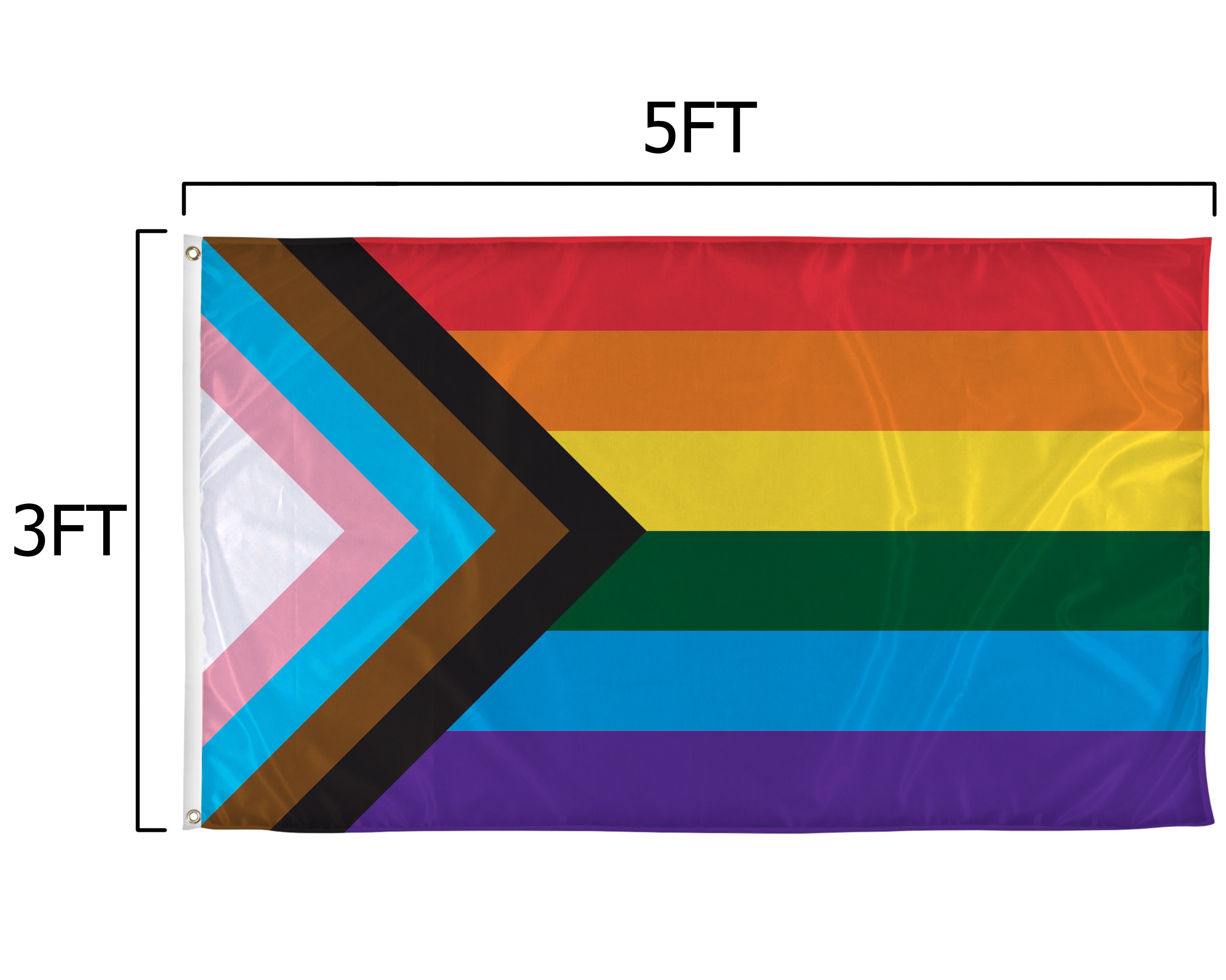 Progressive Pride Flag All Inclusive LGBTQ Pride Flag - Etsy Canada