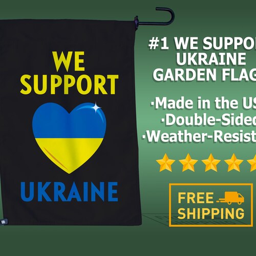 We Stand With Ukraine Yard Sign Support Ukraine Sign 24 - Etsy