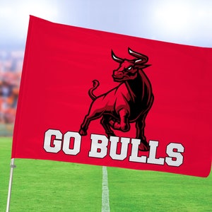 Custom School Spirit Flag: Team Cheer, Field Runner Flag - Etsy