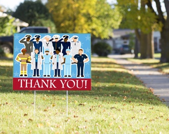 Thank You Yard Sign | Etsy