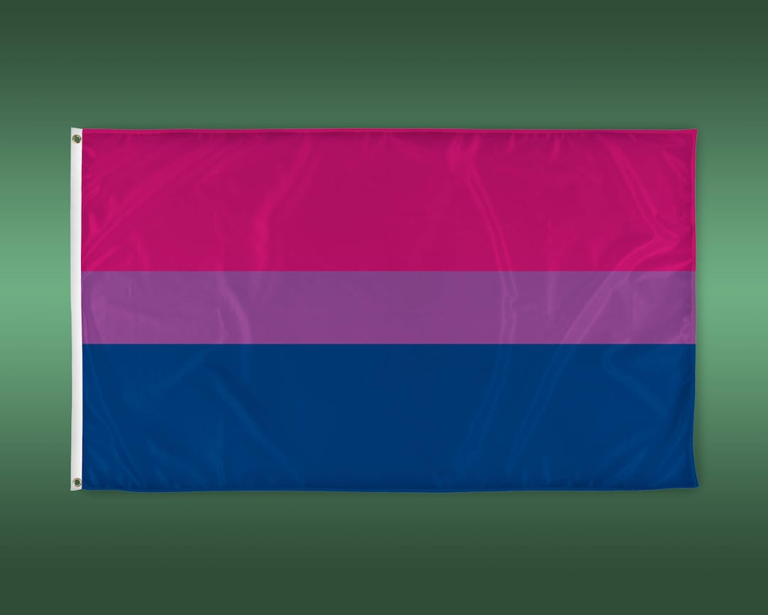 Bisexual Pride Flag: Vibrant LGBTQ Colors, Printed in USA - Etsy