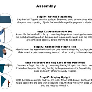 Custom School Spirit Flag: Team Cheer, Field Runner Flag - Etsy