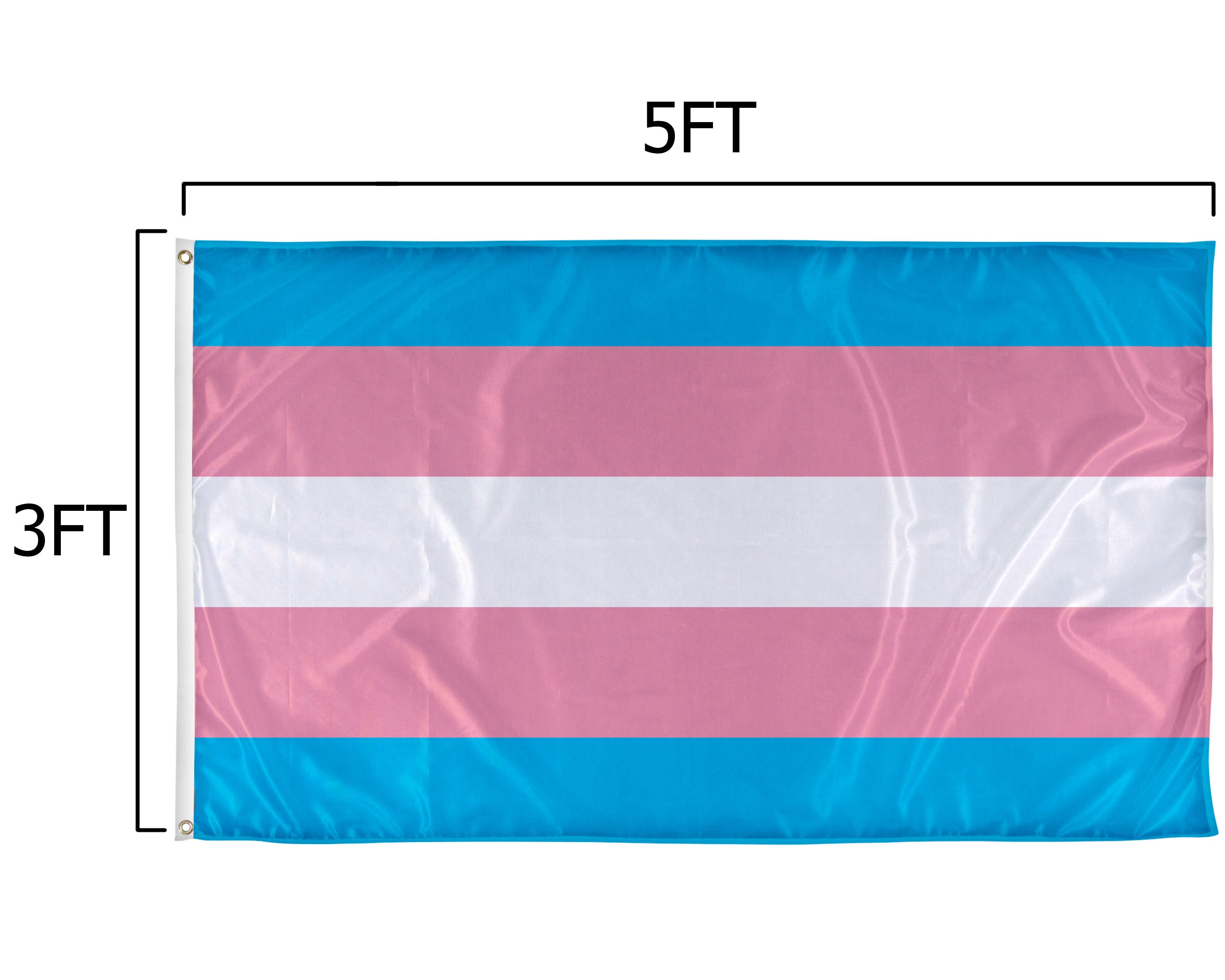 Trans Flag Pride Day Transsexual Flag 3x5 LGBT Flag - Etsy