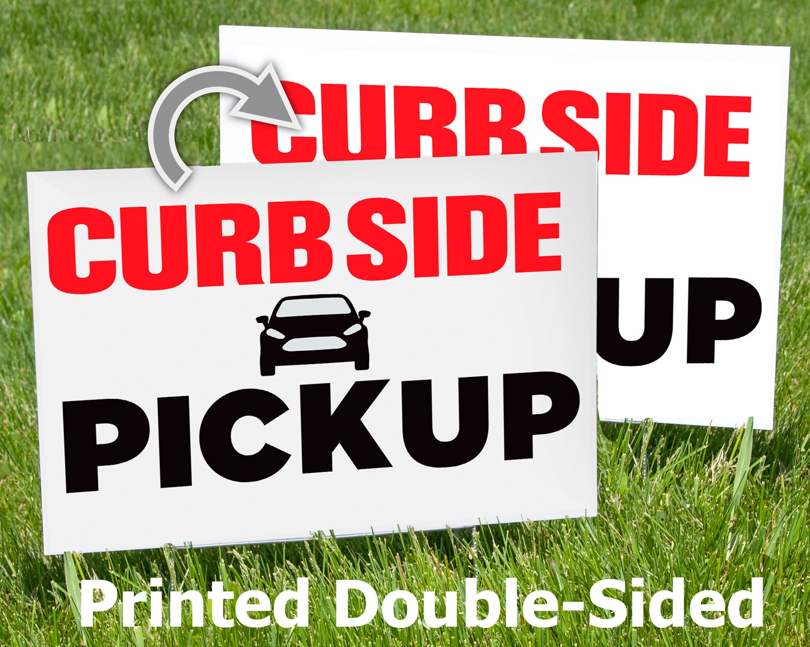 Curbside Pickup Yard Sign 23in X 17in Weather Resistant Yard - Etsy