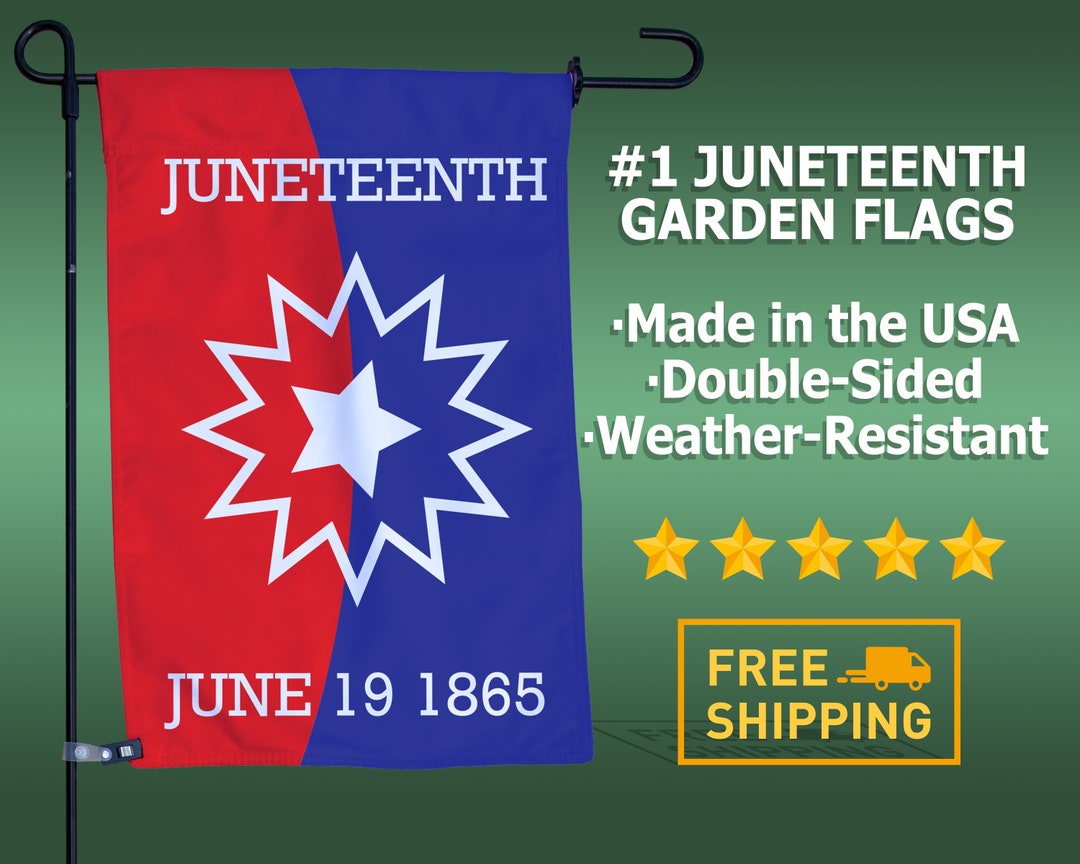 Juneteenth Garden Flag 12 X 18 Flag for the Garden - Etsy