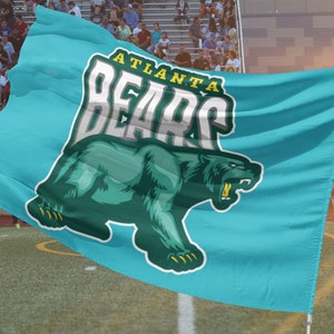 Custom School Spirit Flag: Team Cheer, Field Runner Flag - Etsy